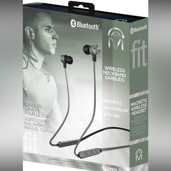 M FIT | Headphones | M Fit Magnetic Wireless Headset | Poshmark